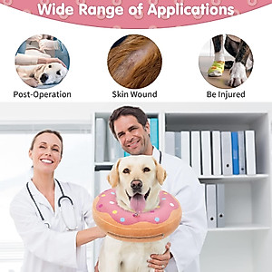 BINGPET Protective Dog Cone Collar,Soft Recovery Pet Cone for Dogs Cats,Washable Protective Recovery Collar for Large Medium Small Dogs,Inflatable Dog Cone,Adjustable Pet Recovery Cone After Surgery