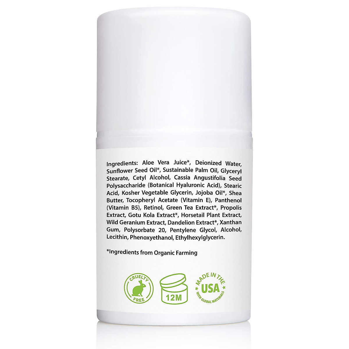 Retinol Cream for Face 2.5% with Hyaluronic Acid & Vitamins E & B5, 1.7 fl. oz.