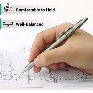 Mr. Pen- Metal Mechanical Pencils, 0.7mm, 2 Pack, Lead Pencil, Metal Mechanical Pencil, Metal Mechanical Pencils 0.7, Drafting Mechanical Pencils, Mechanical Pencil Metal, Mechanical Pencils .7