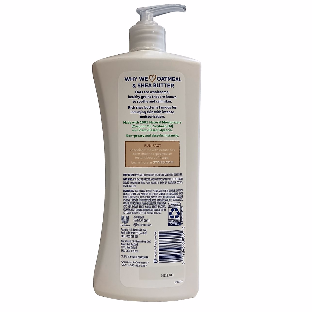 St. Ives Naturally Soothing Body Lotion, Oatmeal & Shea Butter 21 Oz by St. Ives (Pack of 3)