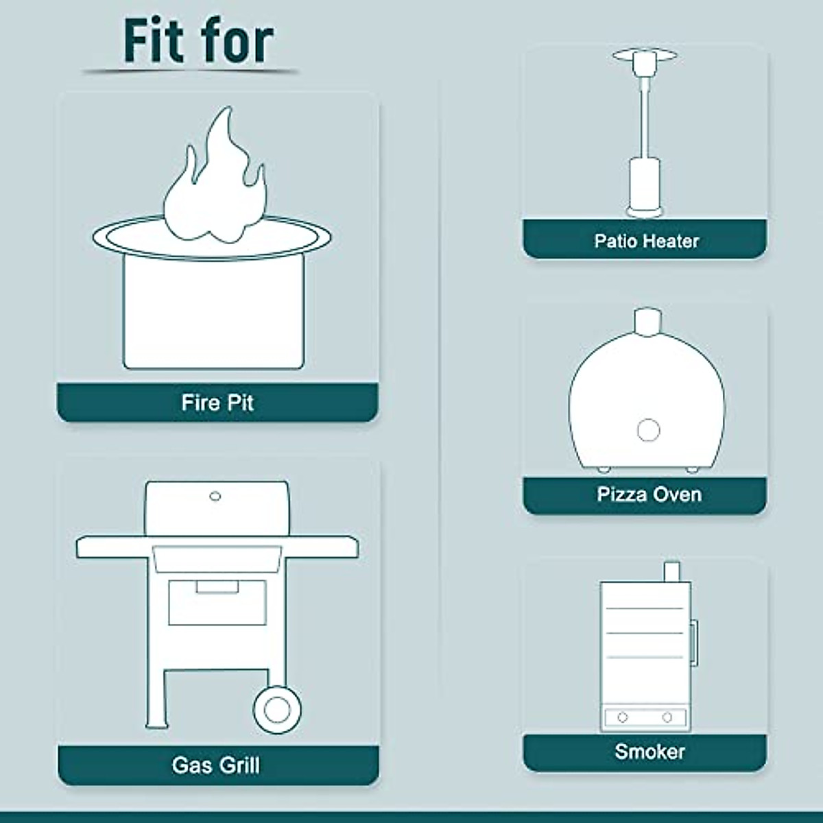 GASPRO 24FT 1/2" ID Natural Gas Hose, Low Pressure LPG Hose with Quick Connect, for Weber, Char-broil, Pizza Oven, Patio Heater and More