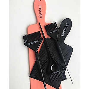 Framar Foil/Balayage Board and Paddle Set for Hair Bleach, Hair Dye - Long board and short board – Coloring Set - 2 Pack