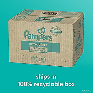 Diapers Size 3, 168 Count - Pampers Swaddlers Disposable Baby Diapers (Packaging & Prints May Vary)