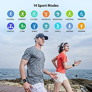 UMIDIGI Smart Watch for Android Phones Compatible with Samsung iPhone, Sleep Tracker Waterproof Smartwatch with Heart Rate Monitor, Fitness Tracker for Women and Men-Uwatch 2S
