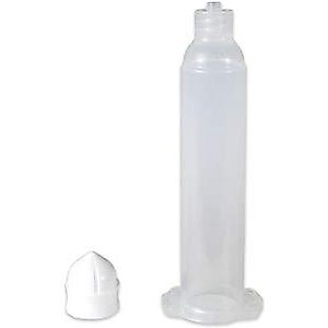 Nordson EFD 7012114 Syringe Barrels with White Pistons, 10cc, 30/Box
