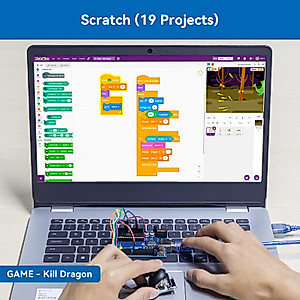 SunFounder Project Complete Starter kit Compatible with Arduino UNO R3 Arduino IDE/Scratch Coding with 42 Detailed Online Tutorials