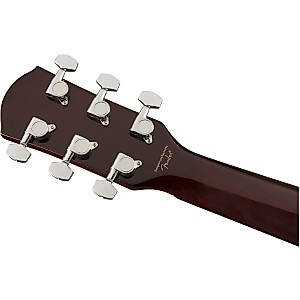 Fender Squier Dreadnought Acoustic Guitar - Natural Bundle with Gig Bag, Strap, Strings, Picks, Fender Play Online Lessons, and Austin Bazaar Instructional DVD