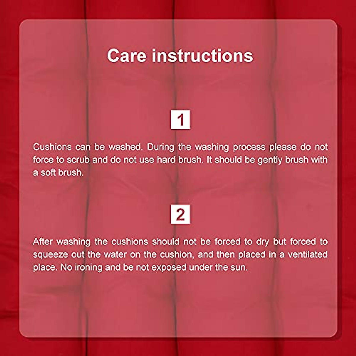 Patio Lounge Chair Cushion, Indoor/Outdoor Sun Lounger Pad Thick Replacement with Headrest Non-Slip Elastic Belt and Ties Garden High Back Relaxer Chair Cushions( No Chairs) (Wine Red, 1Pcs)