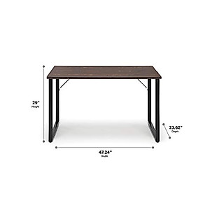 OFM ESS Collection Modern 48" O-Frame Computer Desk, Wenge