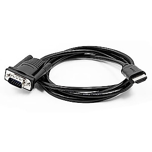 Wiistar HDMI to VGA Cable 1.5m/4.9FT 1080P HDMI to VGA Video Converter Adapter Cable Male to Male Support Computer Laptop PC to Desktop Monitor HDTV Projector
