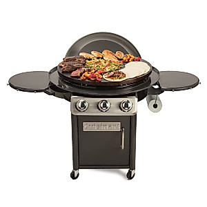 Cuisinart CGG-999 30-Inch Round Flat Top Surface 360° XL Griddle Outdoor Cooking Station