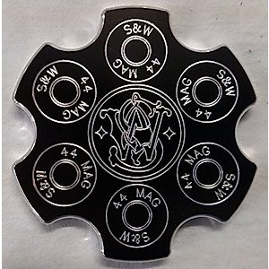 44 MAG Smith Wesson Billet Aluminum Hitch Cover-5"