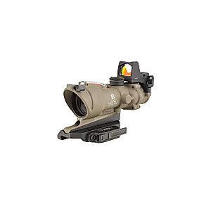 Trijicon 4x32mm ACOG Dual Illumination Red Crosshair Reticle with 3.25 MOA RMR Sight Flat Dark Earth Optics