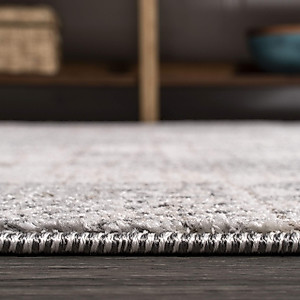 JONATHAN Y MOH302A-8 Bhalil Berber Diamond Geometric Indoor Farmhouse Area-Rug Bohemian Casual Easy-Cleaning Bedroom Kitchen Living Room Non Shedding, 8 X 10, Beige,Gray