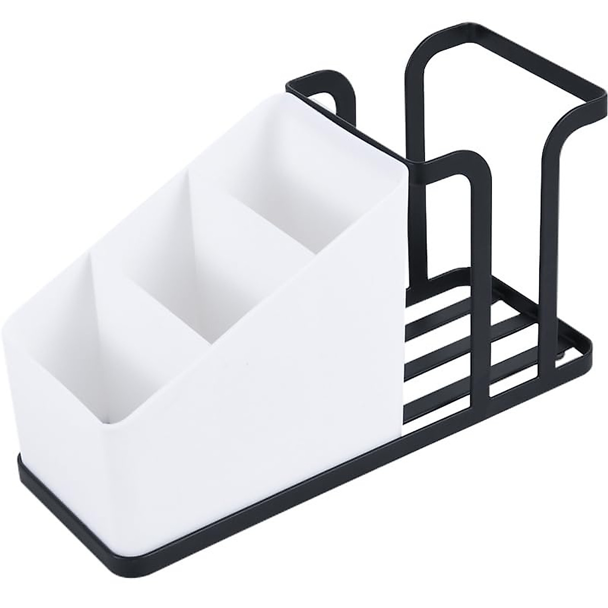 BunnyCare Coffee & Tea Station Organizer,Coffee Station Organizer,Tea Bag Organizer,Coffee Pod Holder,Paper Cups Holder,Condiment Organizer For Kitchen,Bathroom Counter,Coffee Bar (Black)