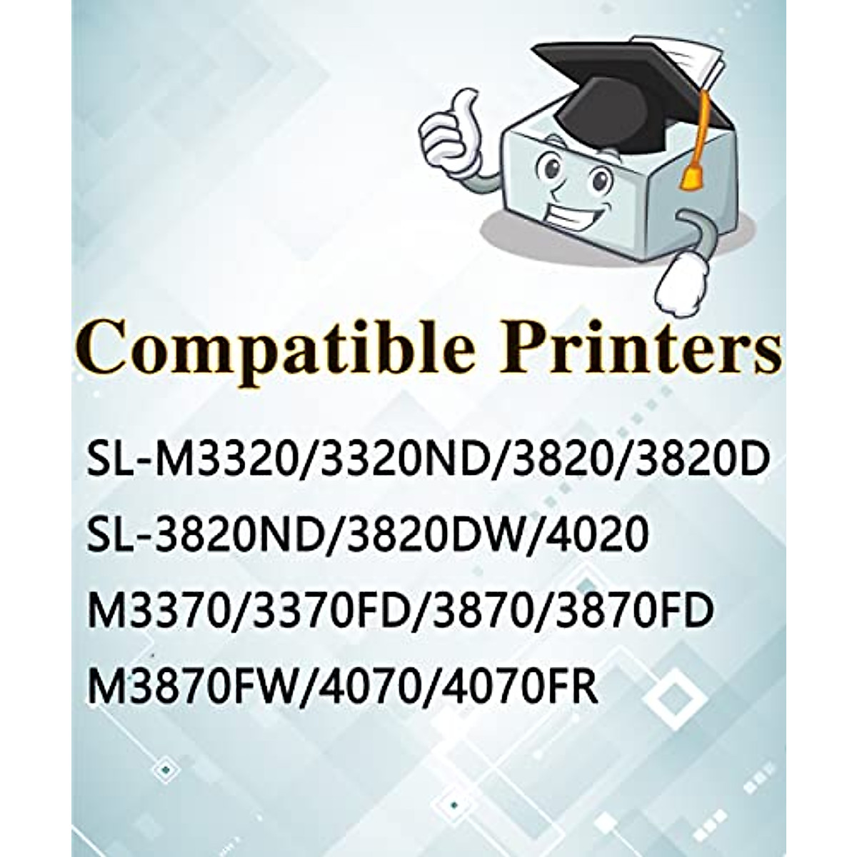 (1-Pack, Black) Compatible Samsung 203L MLT-D203L Toner Cartridge D203L Used for Samsung ProXpress SL-M3320ND SL-3310 M3370FD M3820DW M3870FW M4020ND M4070FR M4070FX Printer, by MuchMore