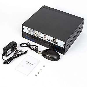 Xenocam 4CH 1080N Hybrid 5-in-1 AHD DVR (1080P NVR+1080N AHD+960H Analog+TVI+CVI) Standalone DVR CCTV Surveillance Security System Video Recorder Motion Detection， Hard Drive not Included
