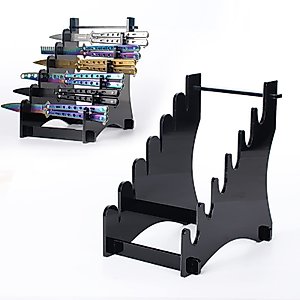 KAFENDA Dagger Stand Knife Display Stand Dagger Holder Knife Display Holder Collector Knives Cool Knifes Weapons Pocket Knife Display Tactical Knives Stand