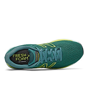 New Balance Men's Fresh Foam Running Shoes, 880V11, Trek/Sulphur Yellow, 10.5