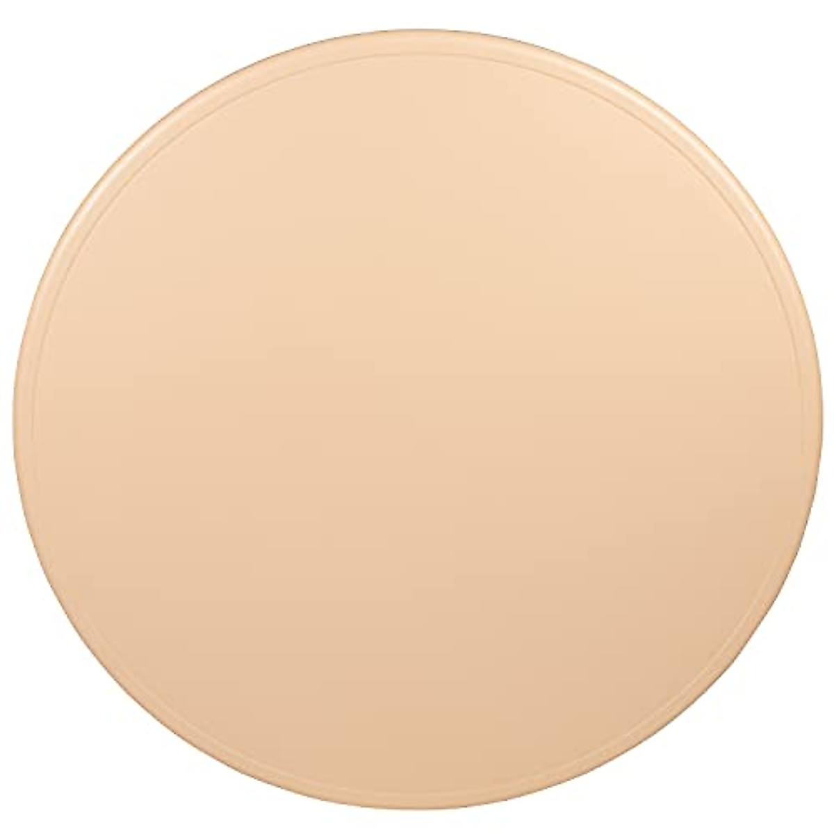 Flash Furniture Emmy 45" Round Natural Plastic Height Adjustable Activity Table Set with 4 Chairs