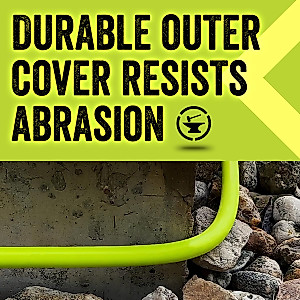 Flexzilla Garden Hose 5/8 in. x 100 ft., Heavy Duty, Lightweight, Drinking Water Safe, ZillaGreen - HFZG5100YW-E