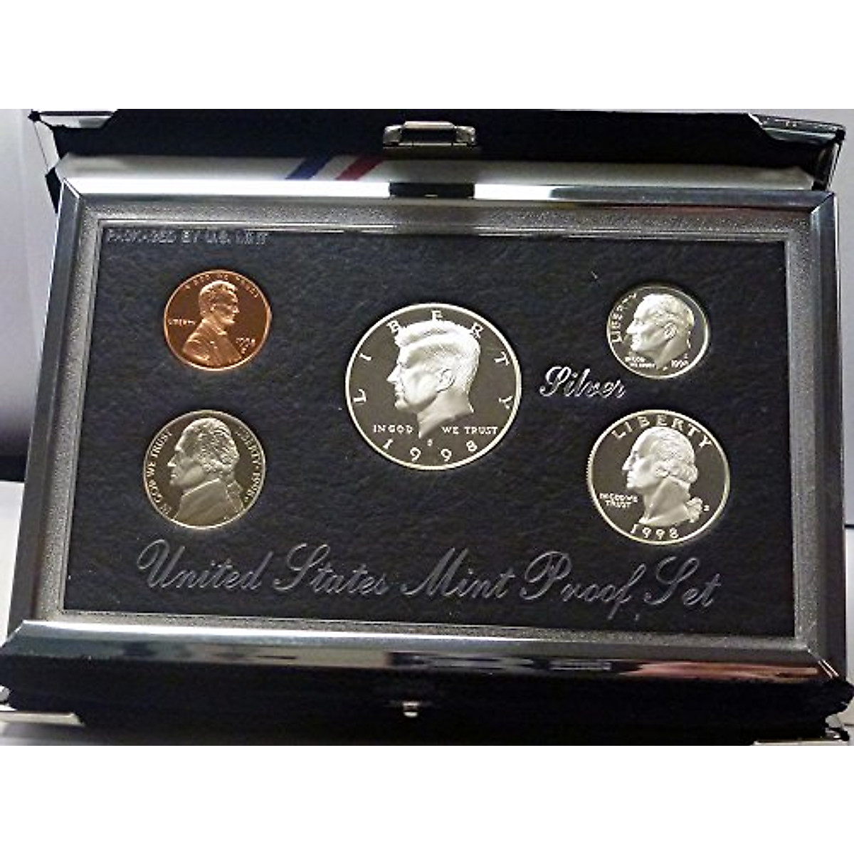1998 S Proof Set Premier Silver Proof Set OGP