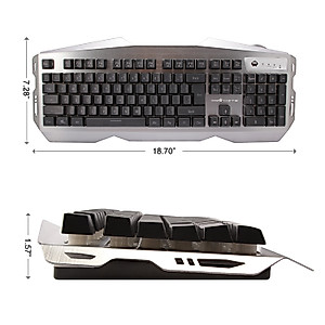 PAWHITS RGB Backlit Gaming Keyboard and Mouse Combo USB Wired Membrane Keyboard Slight Flaw