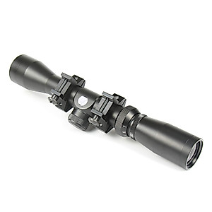 TACFUN Long Eye Relief Scout Scope 2-7X32 w/Weaver Scope Rings
