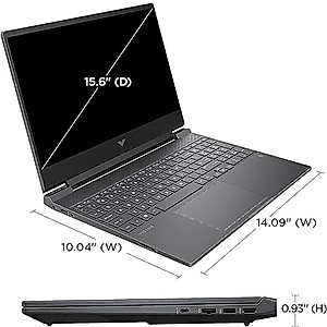 HP Victus 15 Gaming Laptop - 15.6" FHD IPS 144Hz Display, AMD Ryzen 5 7535HS Processor, 64GB DDR5 RAM, 2TB SSD, NVIDIA GeForce RTX 2050, Backlit Keyboard, HD Camera, Windows 11 Home
