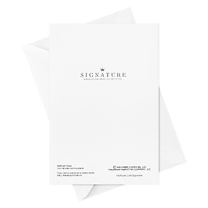 Hallmark Signature Christmas Card (Merry Christmas Lettering)