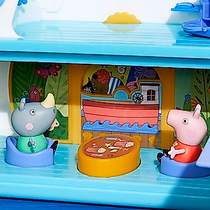 Peppa Pig Cruise Ship, Multilevel Playset with 17 Pieces, Preschool Toys for 3 Year Old Girls and Boys and Up