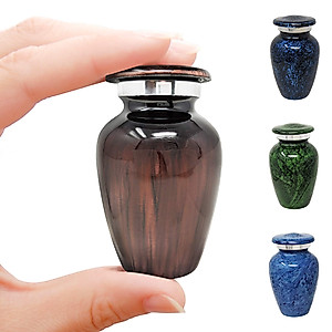 Small Cremation Urn for Human Ashes Keepsake - Miniature Memorial Urns for Ashes, Personal Cremation Keepsake for Ashes, Mini Ash Holder, Elegant Tribute for Loved Ones, Compact Memorial Container
