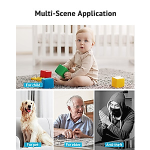 LaView 3MP Cameras for Home Security,2K Indoor Security Camera for Baby/Elder/Pet with Clear Night Vision,24/7 Live Video,Motion Detection,2 Way Audio,US Cloud/SD Card Storage,Compatible with Alexa