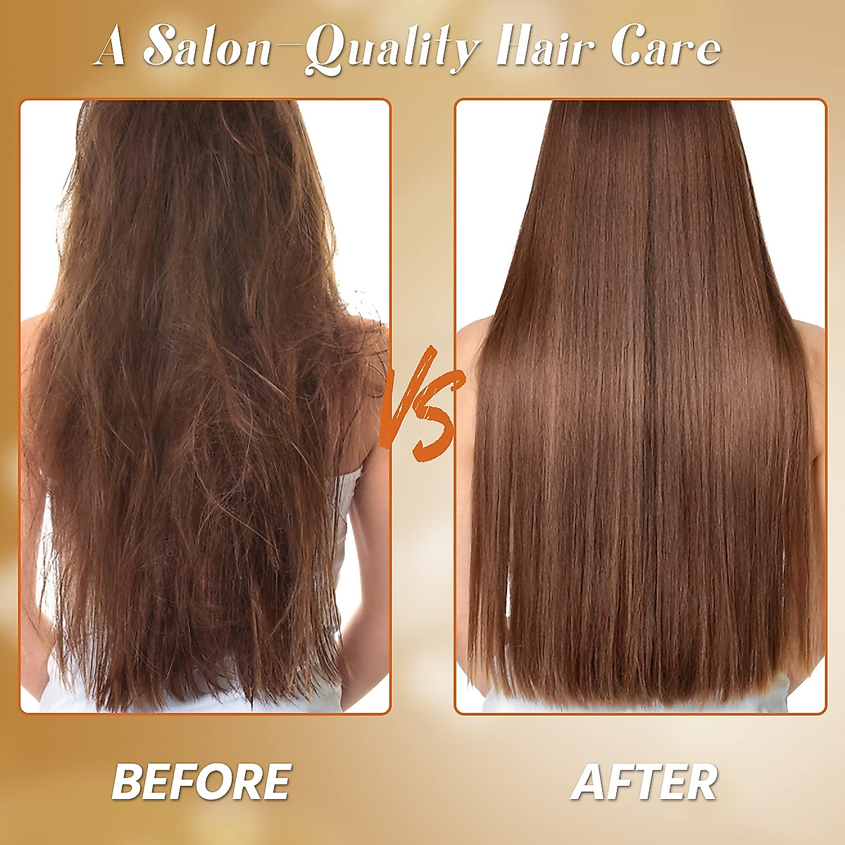 Nuspa Moroccan Argan Oil Hair Care Set - Sulfate Free for Damaged, Dry, Frizzy, Color Safe, Keratin Treated Hair with Long Lasting Shine