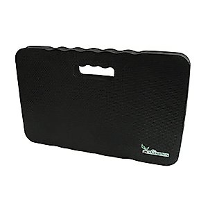xGarden - Portable Kneeling Pad for Gardening - High Density Foam Kneeler with Carrying Handle - Extra Thick Foam Cushion - Waterproof - Versatile - Indoor or Outdoor - 17.5" x 11" x 1.5" - Black