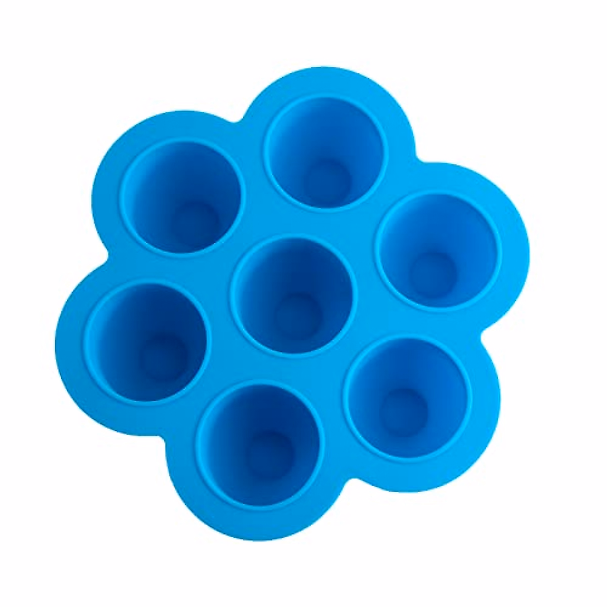 CHuangQi 2pcs Silicone Egg Bites Molds for 5, 6, 8 qt Instant Cooker, Pressure Cooker, Food Storage Container with Lid & Freezer Tray (6.3x5.7x1.4in)