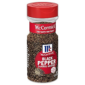 McCormick Coarse Ground Black Pepper, 3.12 oz