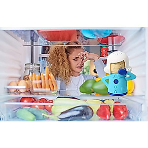 Cool Mom Fridge Deodorizer Baking Soda Container, Cold Mama Chill Lady Baking Soda Odor Absorber Box Kitchen Mama Refrigerator Deodorizer Baking Soda Holder Funny Kitchen Gadgets for Fridge Cleaner