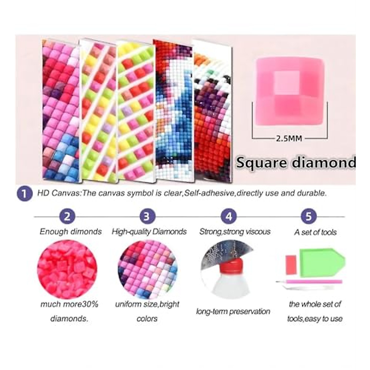 Diamond Painting lady Butterfly Diamond Art 5D Diamond Painting Kits for Adults DIY Paint by Numbers, Big Diamond Paintings diamond dot Gem Art Crafts for Wall Art Home Decor Gifts (24x48 Inch), c306