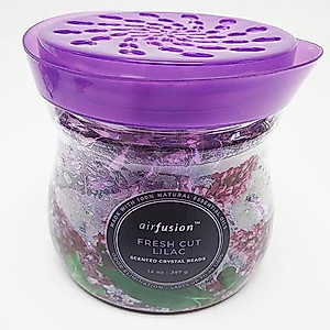 6 Fresh Lilac Scent Odor Eliminator Gel Beads Air Freshener Eliminates Odor 14oz Long Lasting 45 days in Bathrooms Cars Boats RVs Pet Areas Made with Essential Oils 14 Ounce 6 Pack