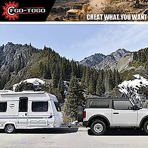 for 2021 2022 2023 Ford Bronco 2'' Trailer Tow Hitch Hook,Class 3 Hitch Receiver for Ford Bronco Accessories 2021 2022 2023 2/4 Door Heavy Duty Steel Trailer Hitch Tow Hook 2-Inch Receiver Hitch