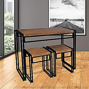 Atlantic Dining Table Set Black
