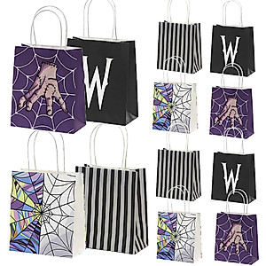 Kamisato Ayato 12PCS Gift Bags Anime Candy Favor Bags Cartoon Goodie Bags Kids Birthday Party Supplies for Birthday Party Decorations