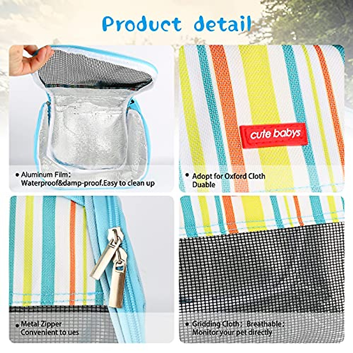 Rypet Guinea Pig Carrier Bag - Portable Breathable Outgoing Bag for Guinea Pig Hedgehog Squirrel Chinchilla and Other Similar Sized Animal