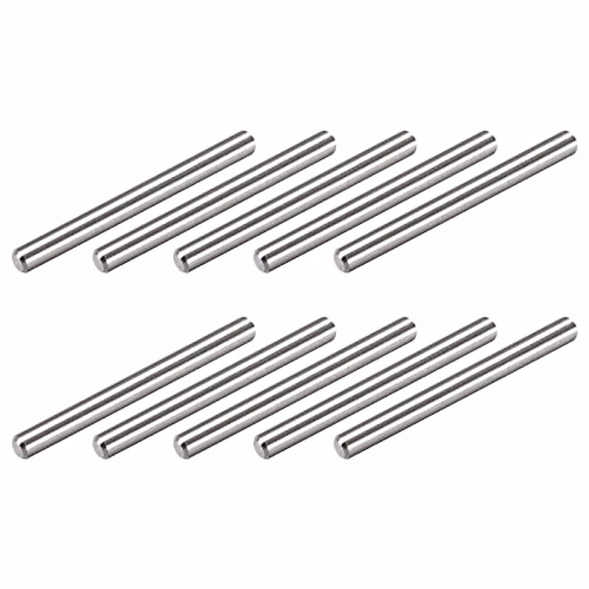 METALLIXITY Dowel Pin (3x30mm) 30Pcs, 304 Stainless Steel Shelf Support Pegs Pin Fastener Elements - for Metal Devices, Furniture Installation, Industrial, DIY