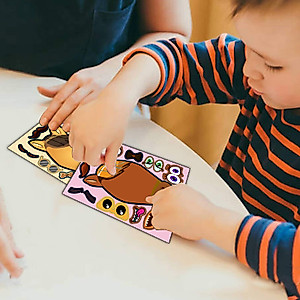 30pcs Kids Birthday Party Favors Stickers - Make Your Own Horse Stickers, Spirit Horse Toy Stickers for Kids Birthday Party Game Activities Decrations