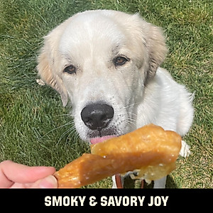Barkworthies USA Hickory Smoked Chicken Jerky Dog Treats 4 oz - Amazing Aroma, Great Taste - All Natural Smoked Dog Jerky Treats - High Protein Real Chicken Breast Premium Dog Chews