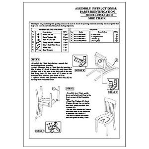 Jofran: , Simplicity, Dining Side Chair, 18"W X 23"D X 38"H, Honey Finish, (Set of 2)