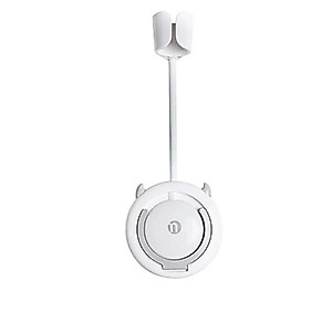 Hands Free Adjustable Lazy Hair Dryer Bracket Punch-Free Wall-Mounted Holder Storage Rack for Bathroom (Grey)