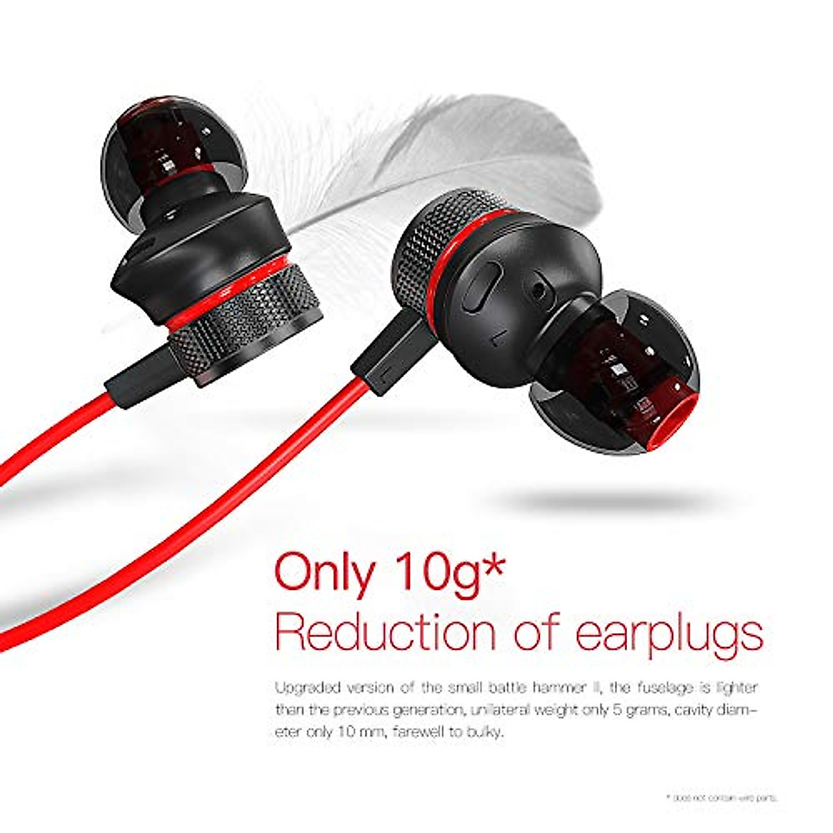 Gaming Earbuds Wired Earbuds in Ear Headphone with Mic and Volume Control for Gaming, 3.5MM Noise Cancelling Stereo Bass Gaming Earbuds for iPhone, Smartphone,Plextone G15 Nintendo Switch,